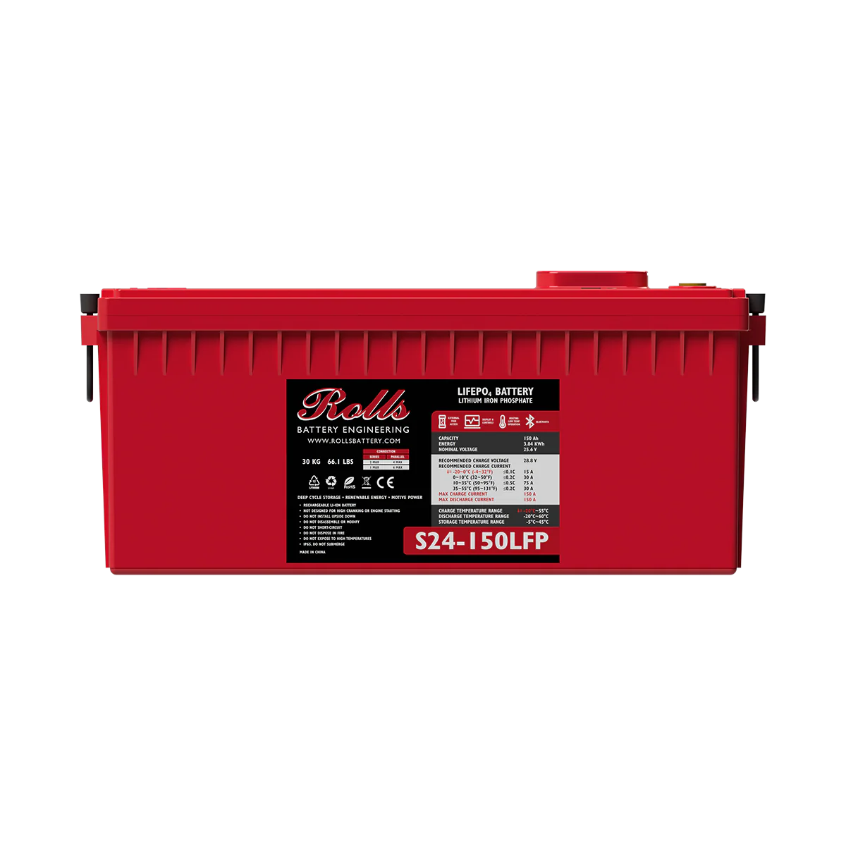 24V 150AH LIFEPO BATTERY - WITH INTEGRATED SCREEN – Chasin’ Tides ...